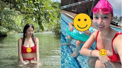 林采緹「暴風式升級」比基尼整件沒守住！「母子戲水」網全歪樓：又長大了｜四季線上4gtv
