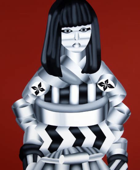 ジョフレ・ブヨ 『asakusa Girl』 キャンバスにアクリル 直筆サイン 本物証明書付属 Geoffrey Bouillot アート