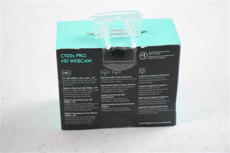 Logitech C920s Pro Hd Webcam Property Room