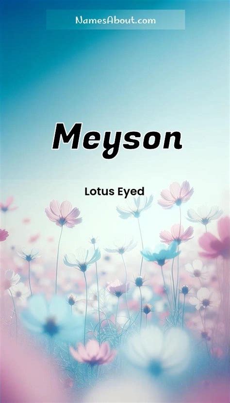 Meyson Name Meaning And Origins Nicknames Sibling Ideas