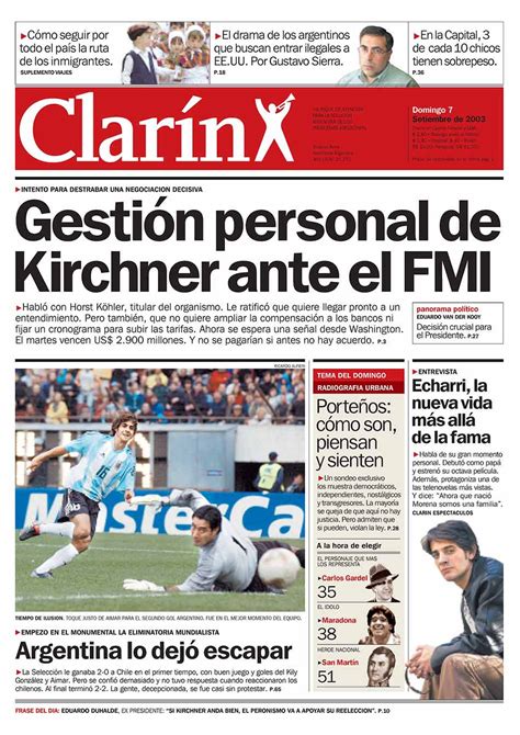 Diarios Argentinos Portadas De Hoy 07 09 2023