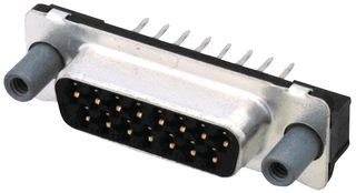 5207828 3 TE CONNECTIVITY D Sub Connector DB25 Receptacle