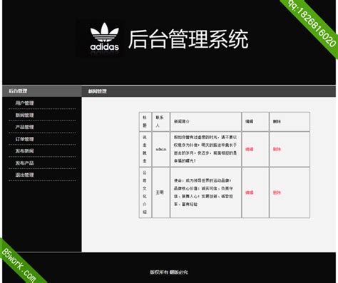 阿迪达斯 Sql购物商城计算机毕业设计网站成品学生网页设计制作作业网页制作作业成品网页设计作业计算机毕业设计php作业