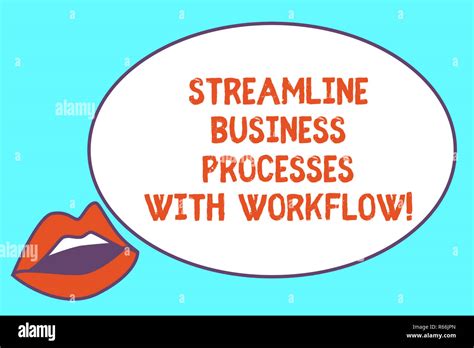 Writing Note Showing Streamline Business Processes With Workflow