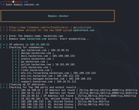 Robert Martirosyan On Linkedin Automated Hacking Tool Domain Checker