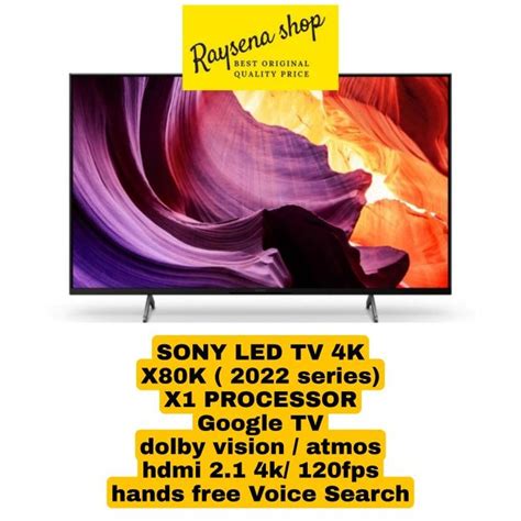 Jual Sony Led Tv Kd 55X80K / Kd-55X80K 55 Inch 4K Google Tv | Shopee ...