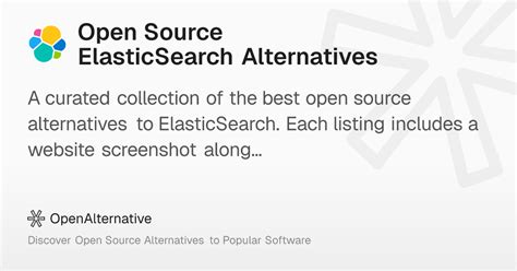 10 Best Open Source Elasticsearch Alternatives 2025