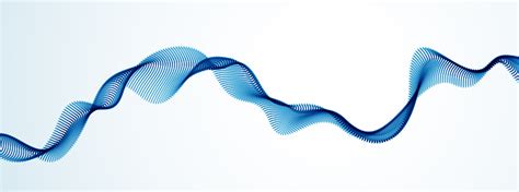 흐르는 입자의 웨이브 라인 추상 벡터 배경 부드러운 곡선 모양 도트 유체 배열 3d 모양 점 혼합 메쉬 미래 기술 편안한 벽지