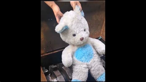 Shredder Vs Teddy Bear Crushing Satisfying Experiments Shorts Youtube