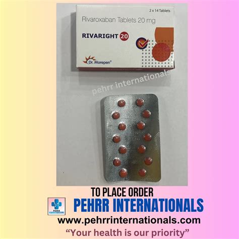 Rivaroxaban Mg Tablets At Stripe Ixarola In Nagpur Id