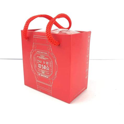 Customised Bluetooth Speaker G Shock Full Red Divoom Speaker With Watch