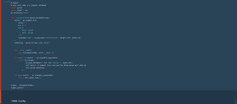 Ace Editor Widget Is Not Showing Up When Used Inline Inside Jupyter · Issue 1597 · Holoviz