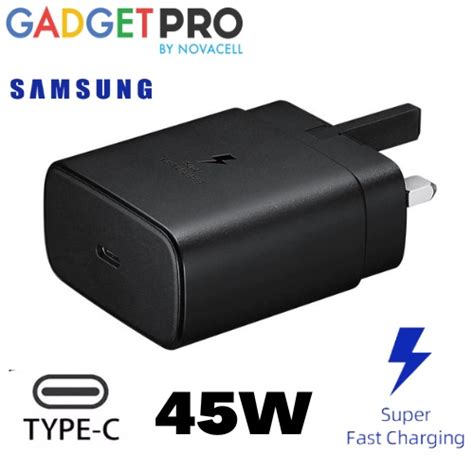 Samsung 45w Super Fast Charger Travel Adapter For Mobile Phone Type C