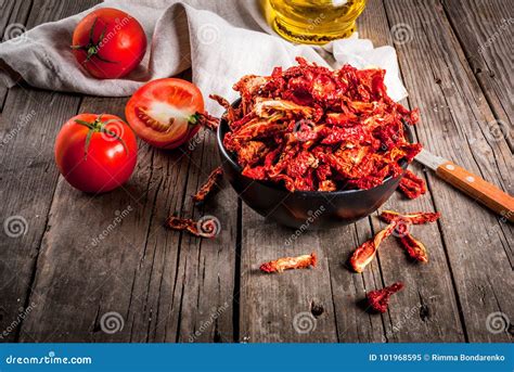 Homemade Sun Dried Tomato Chips Stock Image Image Of Dehydrated
