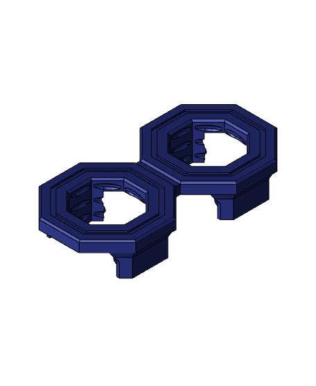 Dual Snap Connector Ds Part B Step Multiboard Remixing Files 3d
