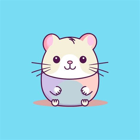 Premium Vector Cute Mouse Vector Design With Kawaii Style