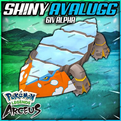 Shiny Avalugg Alpha 6iv Max Effort Levels Best Stats Etsy