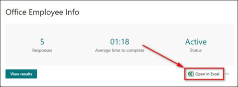View Responses On Microsoft Forms Share Your Form Results