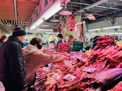春卷皮腌腊咸肉拎稳菜篮子过个幸福年过新年在静安