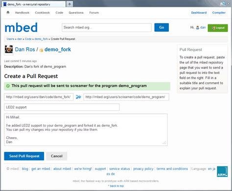 Collaboration Pull Requests Handbook Mbed