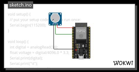 Poten Test Wokwi Esp32 Stm32 Arduino Simulator