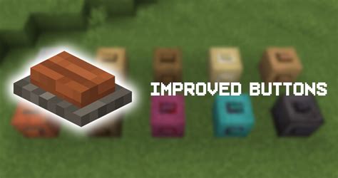 Improved Buttons 119 Minecraft Texture Pack