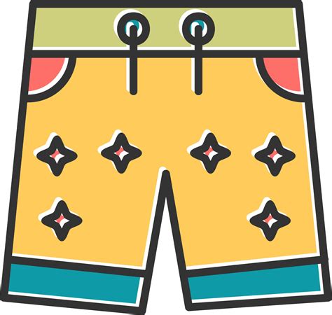 Swim Shorts Vector Icon 20316676 Vector Art At Vecteezy