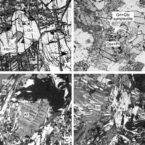 Photomicrographs Illustrating Representative Metamorphic Reaction Download Scientific Diagram