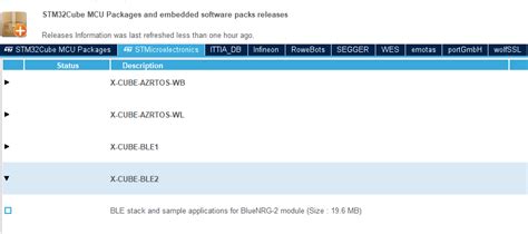 solved ble configuration b l4s5i iot01a board stmicroelectronics