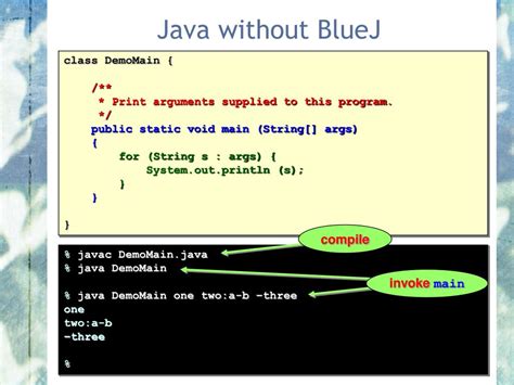 PPT - Java without BlueJ PowerPoint Presentation, free download - ID ...
