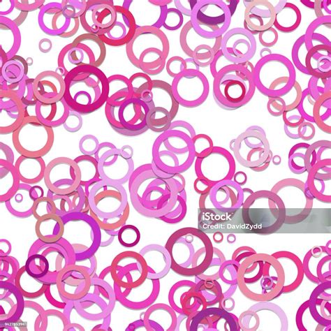 추상적인 원형 배경 패턴그림자 효과와 핑크 반지에서 벡터 그래픽을 반복 0명에 대한 스톡 벡터 아트 및 기타 이미지 0명 3차원 형태 그늘 Istock