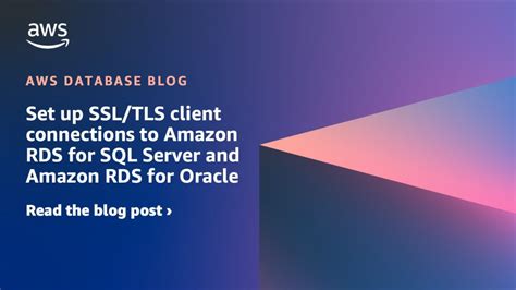 Rds For Sql Server Aws Database Blog