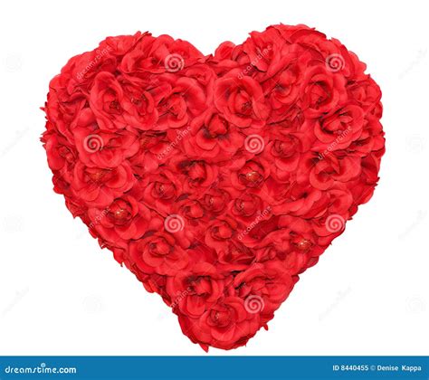 Dimensión De Una Variable Del Corazón De Rose Floral Imagen De Archivo