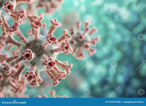Colorful Microscopic View Of Bacterias Various Shapes In A Biological