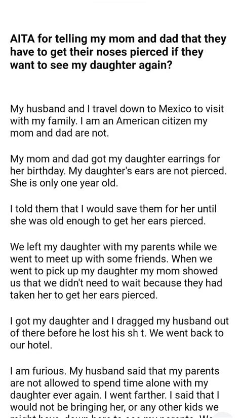 AITA for telling my mom and dad – DJOTD.com