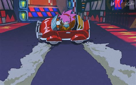 Classic Amy Rose Sonic R