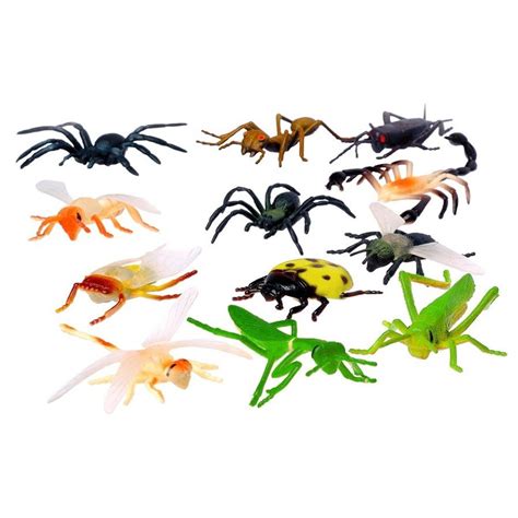 Plastic Assorted Insects Pack Of 12 Big W