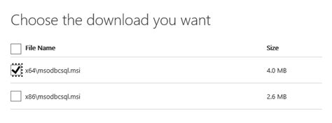 Installing Odbc Driver 13 For Sql Server