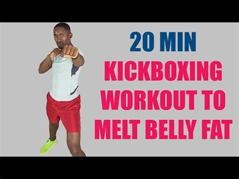 20 Minute Kickboxing Workout To Melt Stubborn Belly Fat YouTube