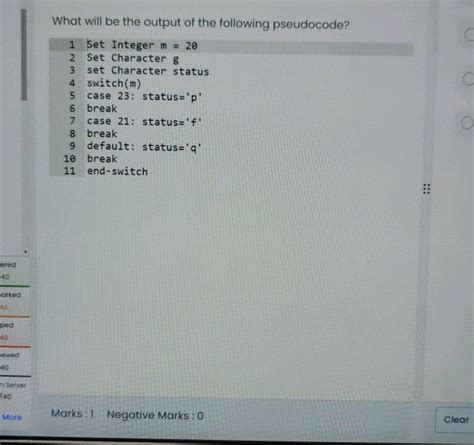 What Will Be The Output Of The Following StudyX