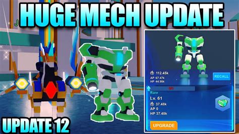 Update 12 Huge Mech Update Mech Parts And More In Bot Clash Roblox