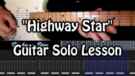 Deep Purple Highway Star Guitar Solo Youtube