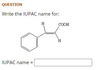 Solved QUESTIONWrite The IUPAC Name For IUPAC Name Chegg