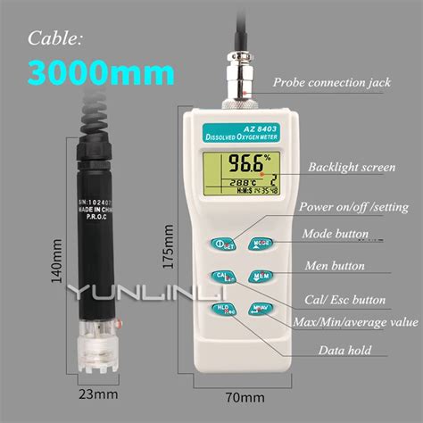 Dissolved Oxygen Detector Portable Aquaculture Dissolved Oxygen Meter