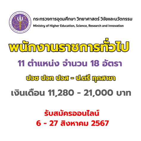 งานพิดโลก สำนักงานปลัดกระทรวงการอุดมศึกษา วิทยาศาสตร์