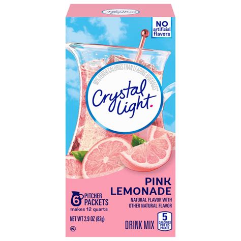 Save On Crystal Light Pitcher Packets Drink Mix Pink Lemonade Ct