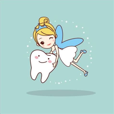 만화 이빨 요정 벡터 소재 Eps Uidownload