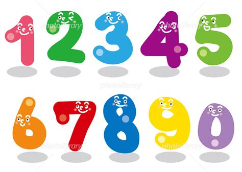 ポップな数字キャラクター イラスト素材 2239000 フォトライブラリー Photolibrary