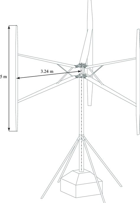 The Vawt With Installed Load Cells Download Scientific Diagram
