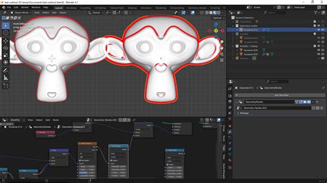 How To Simulate Thickness Clamp In Geometry Nodes Modeling Blender